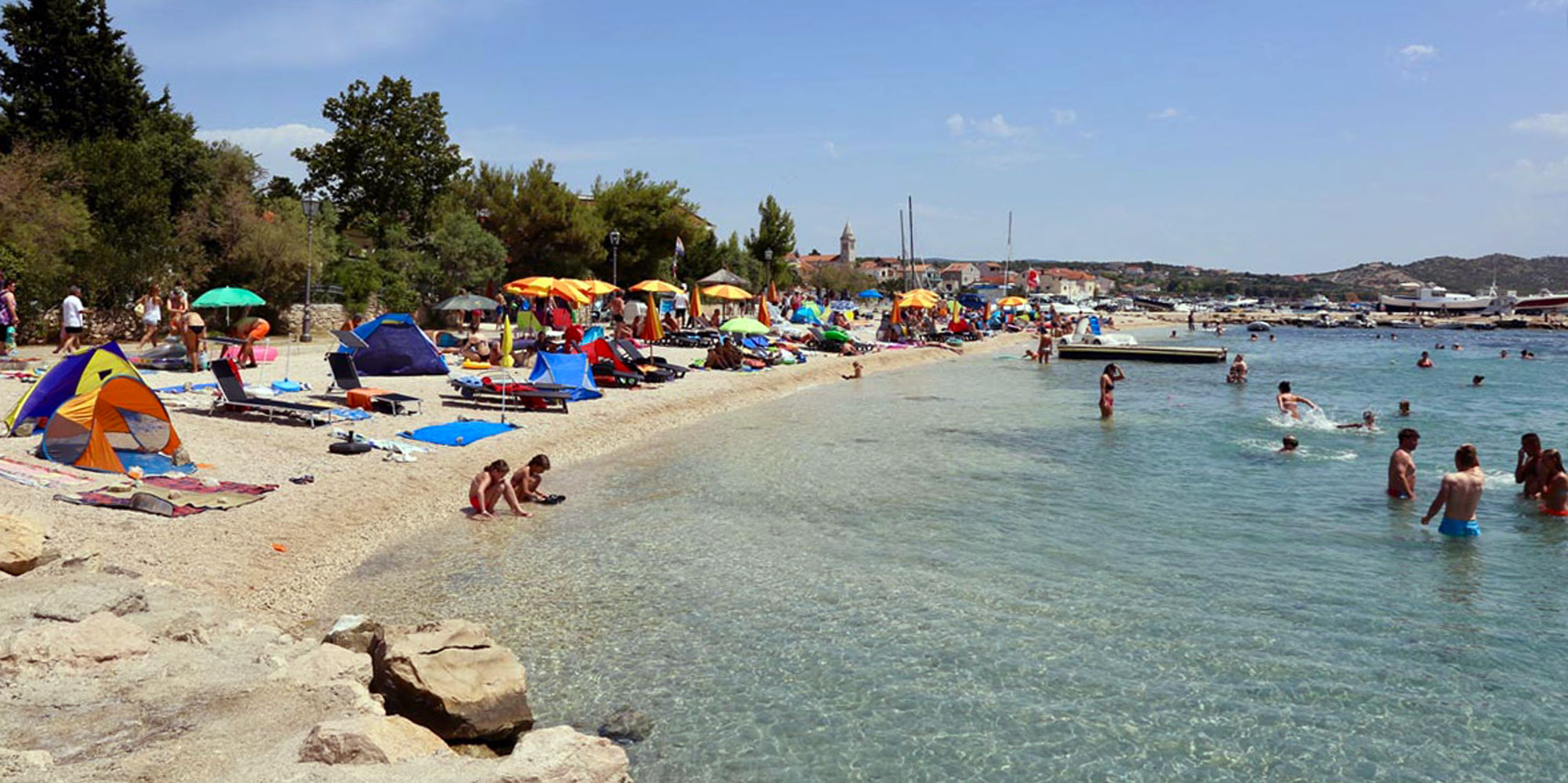 Plage de Punta à Pakoštane accommodation et appartements à proximité ...
