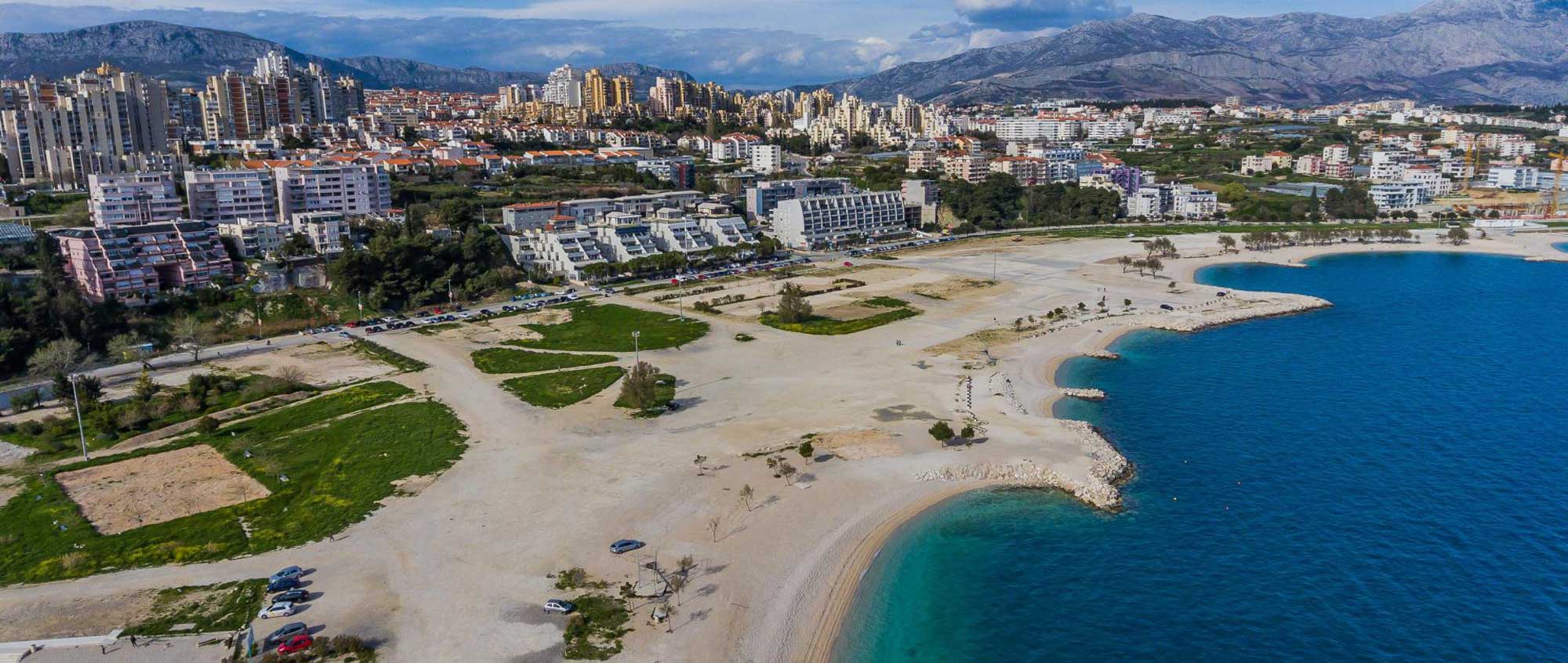 Plage de Žnjan à Split accommodation et appartements à proximité ...